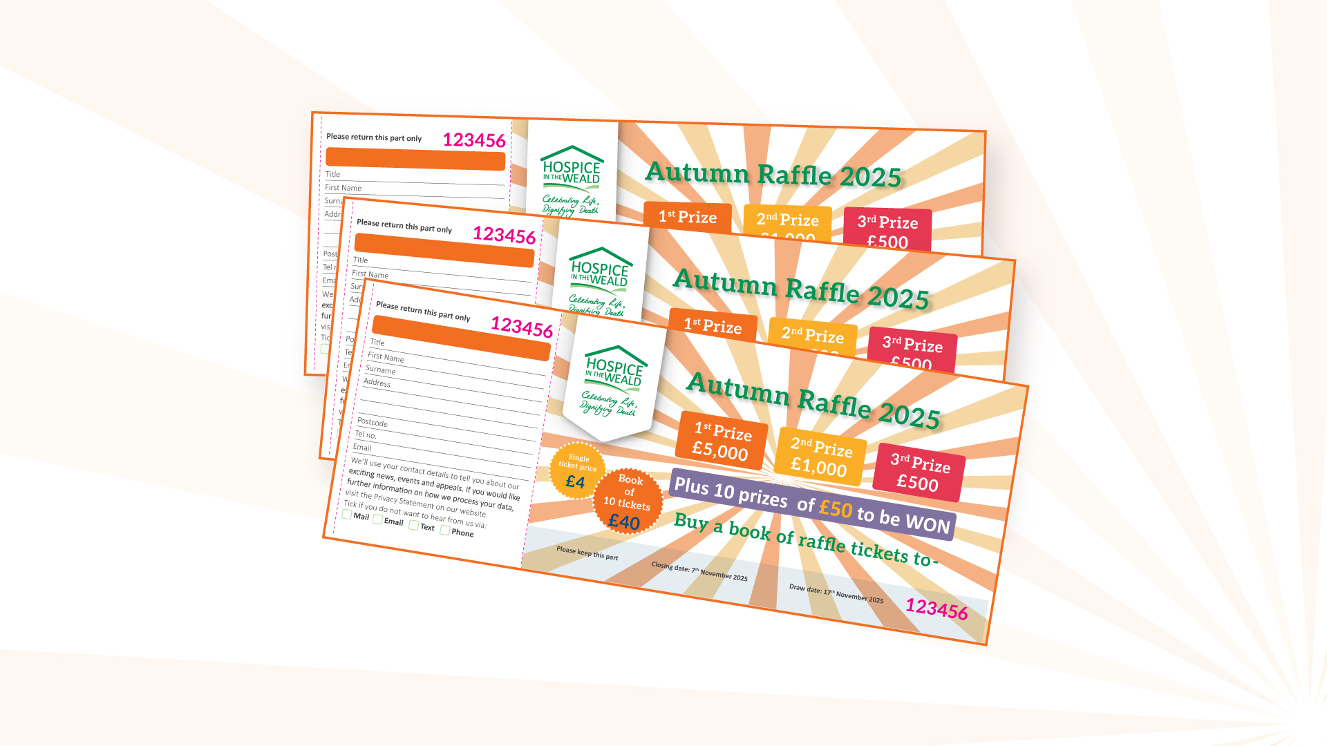 Autumn Raffle | Play for good | Hospice in the Weald